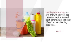 Do Cleaning Products Expire? | PPT