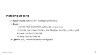 Simplifying Document Processing with Docling for AI Applications.pdf