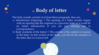 [Doc] Literal Reading - Personal Letter.pptx
