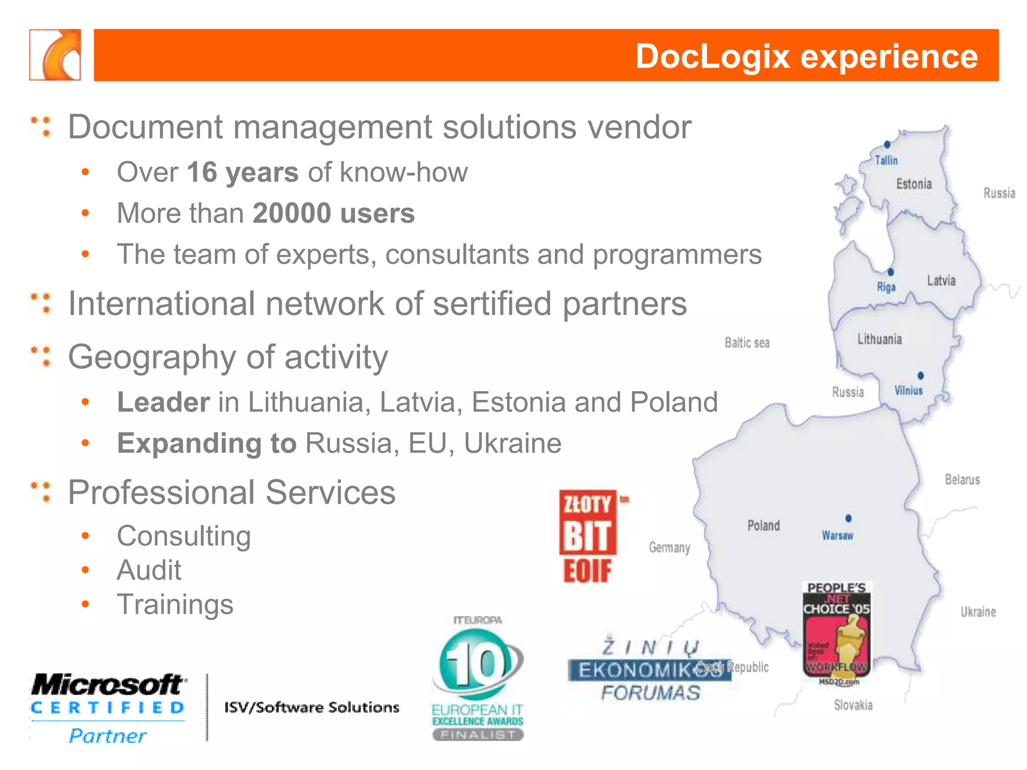 DocLogix - Business process and document management audit | PPT