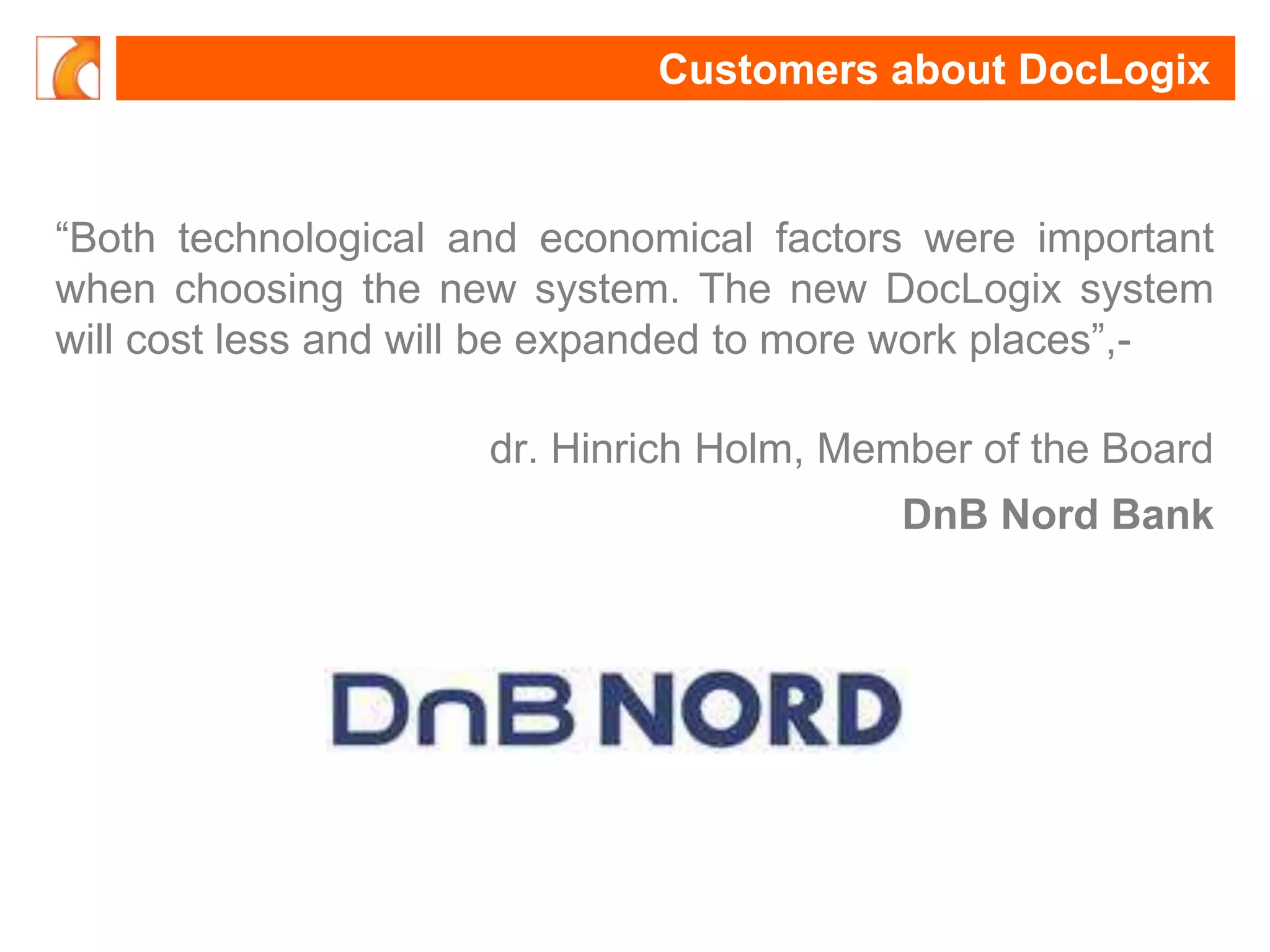 DocLogix - Business process and document management audit | PPT