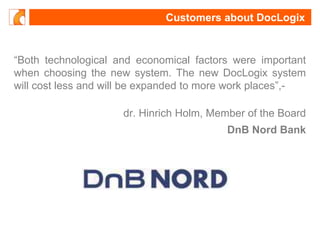 DocLogix - Business process and document management audit | PPT