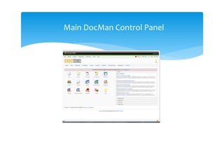 DOCman: Front-End Configuration | PDF | Operating Systems | Computer ...