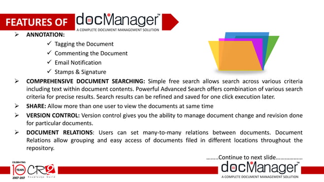 Document Management System - docManager | PPT