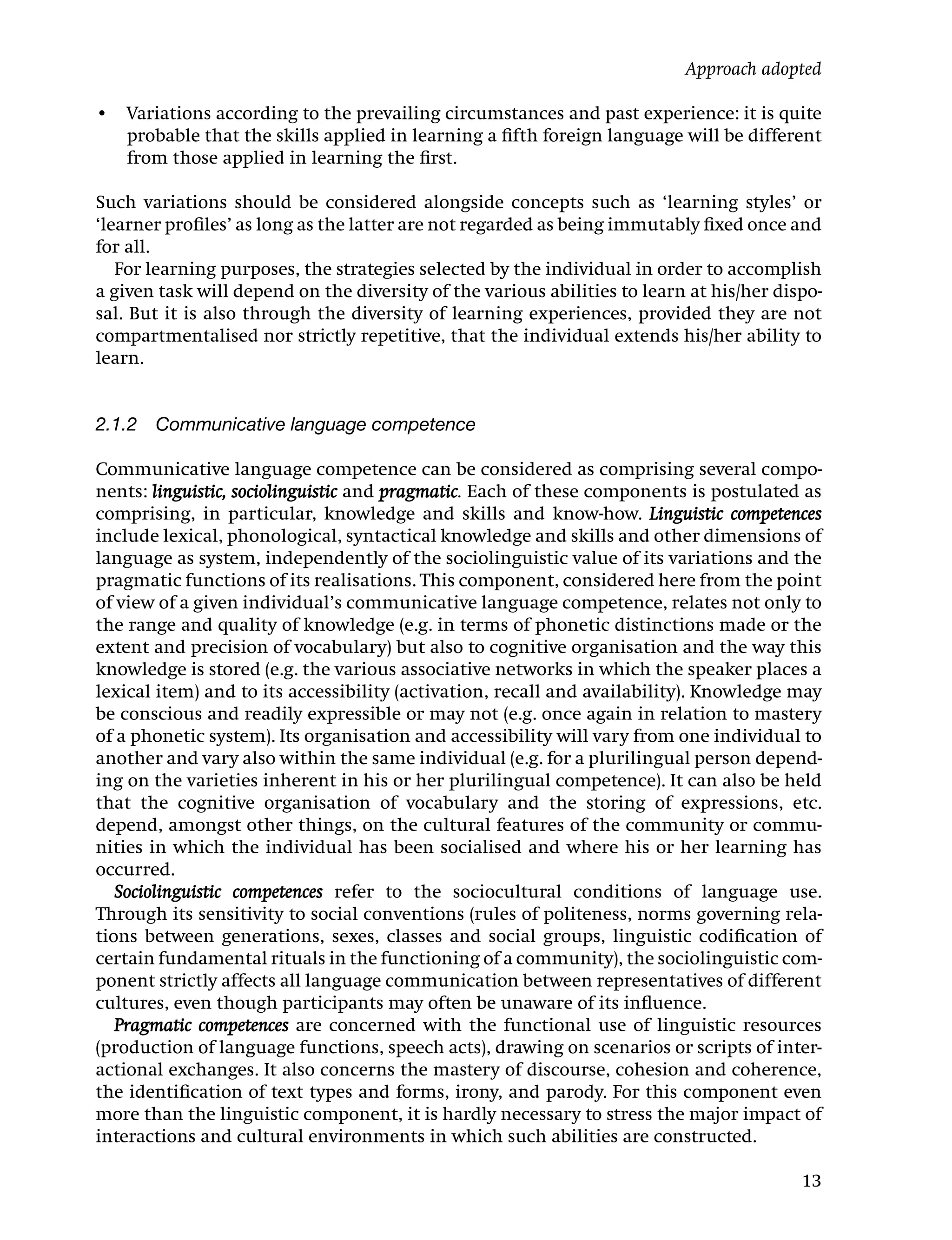 Common European Framework of Reference for Languages : Learning, Teaching, Assessment (CEFR) | PDF