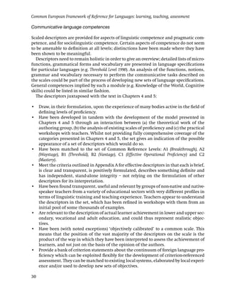 Common European Framework of Reference for Languages : Learning, Teaching, Assessment (CEFR ...