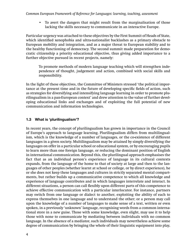 Common European Framework of Reference for Languages : Learning ...