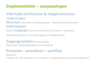 Document management introductie | PPT