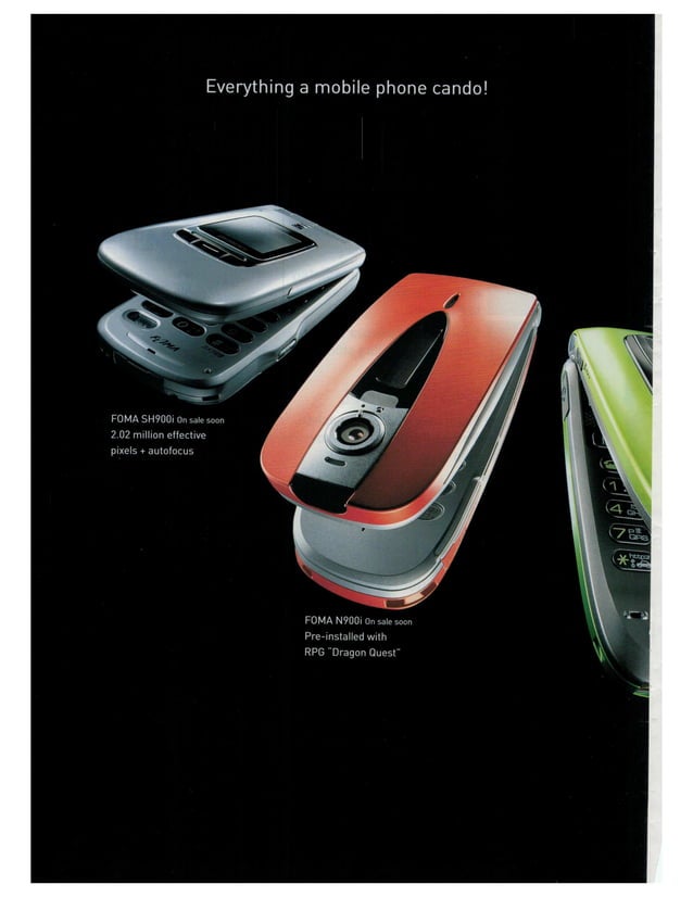 NTT Docomo 2004 - Magazine - English Version - Japanese Phone Company | PDF