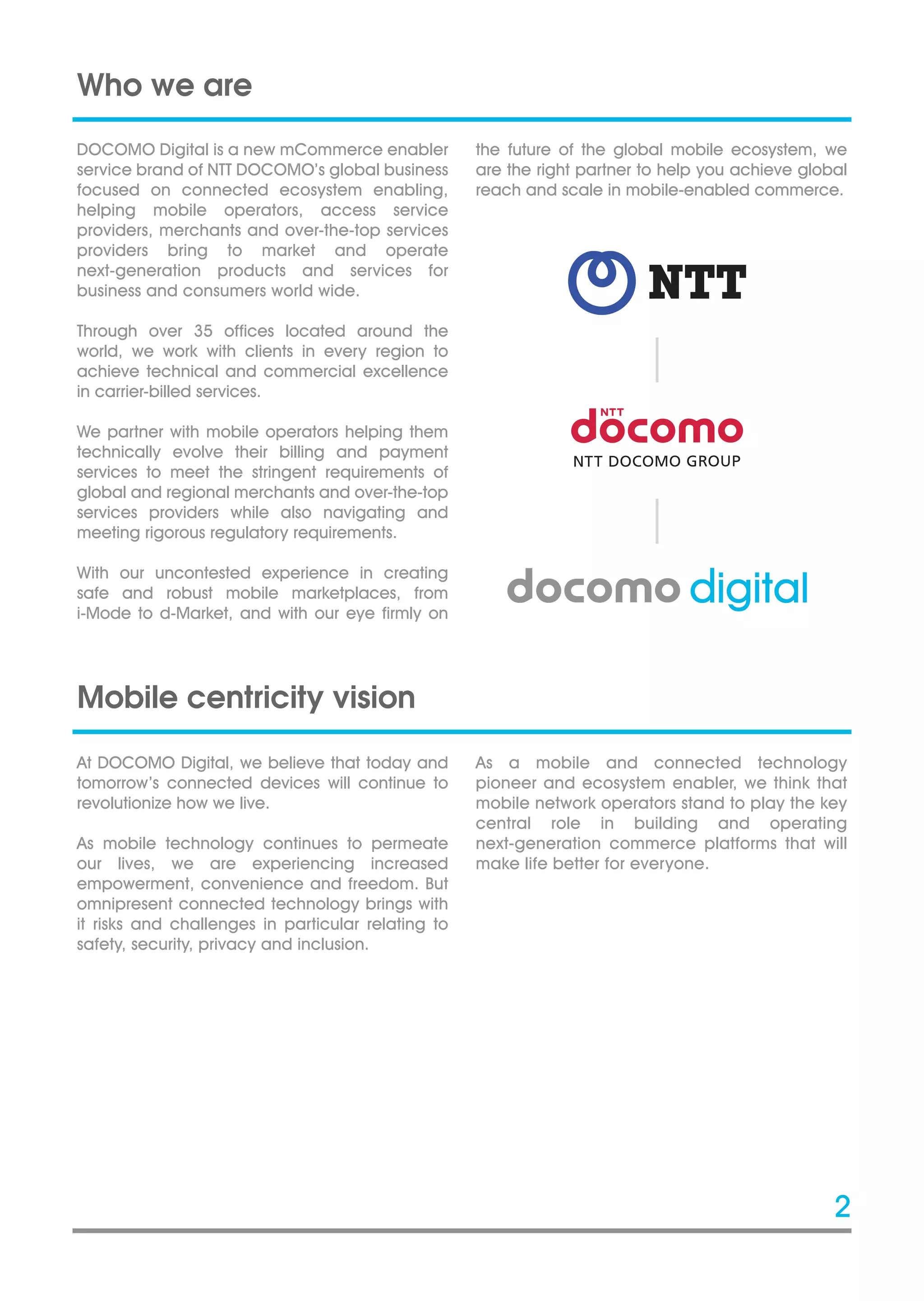 Docomo Digital brochure Sep 2015 | PDF