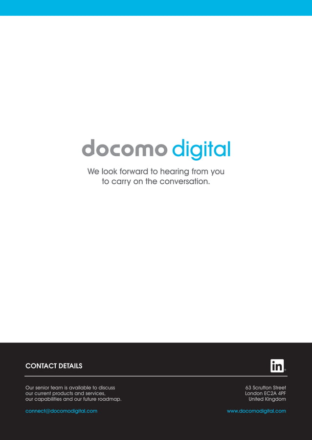 Docomo Digital brochure Sep 2015 | PDF