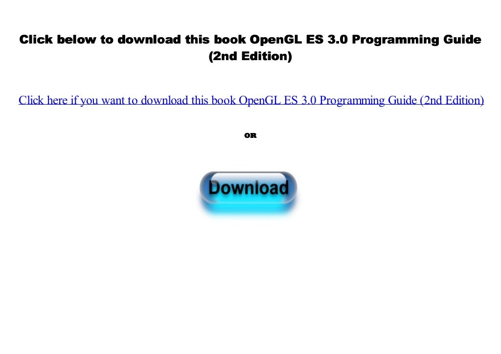 Opengl es 2.0 programming guide - jaftaxi Opengl es 2.0 programming guide - jaftaxi