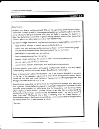 Parent Letter | PDF