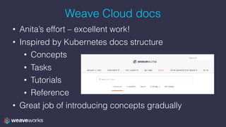 Docs at Weaveworks: DX from open source to SaaS and beyond | PPT