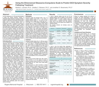 Using the Dimensional Obsessive-Compulsive Scale to Predict OCD Symptom ...