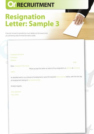 Resignation Form | PDF