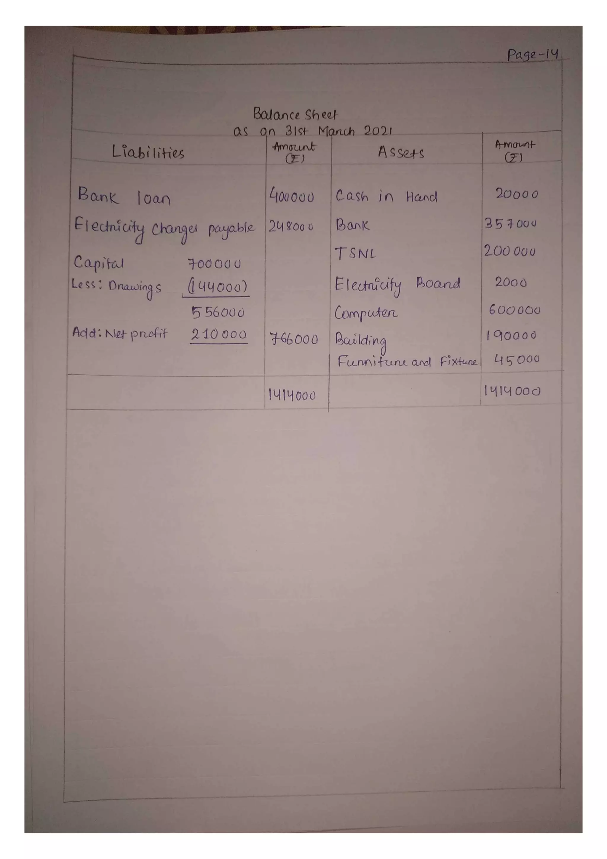 Accountancy Project of Class 12, | PDF