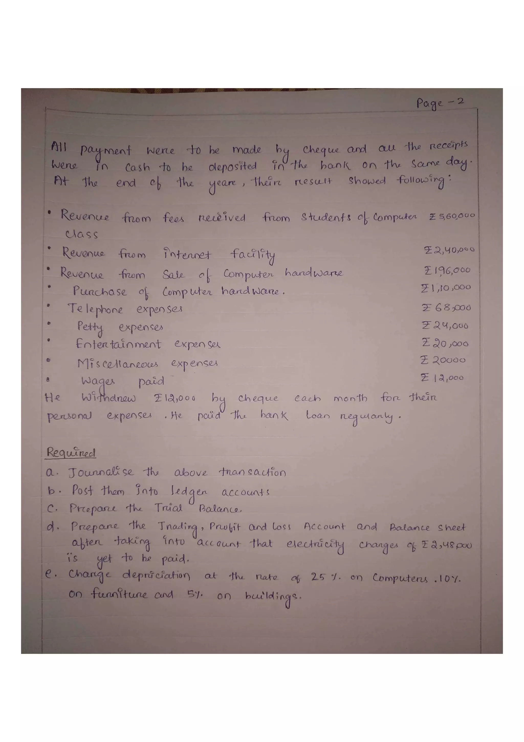 Accountancy Project of Class 12, | PDF