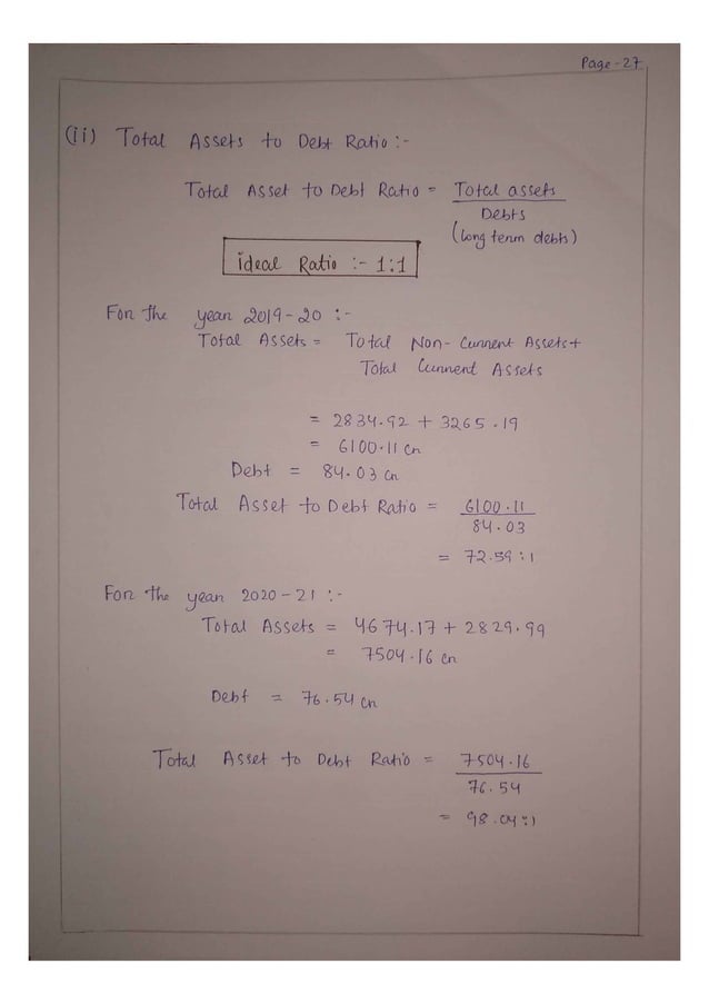 Accountancy Project of Class 12, | PDF