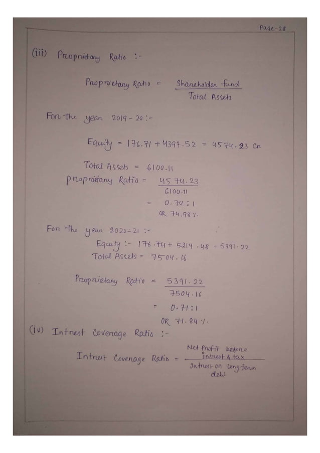 Accountancy Project of Class 12, | PDF
