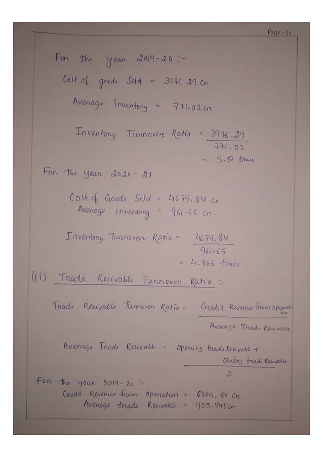 Accountancy Project of Class 12, | PDF