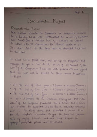 Accountancy Project of Class 12, | PDF