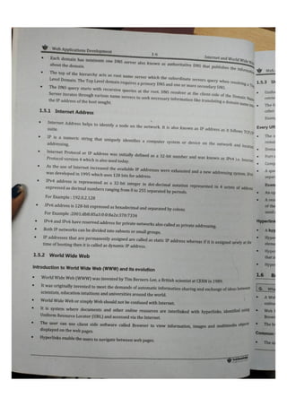 Web application development SY BSC IT mumbai university | PDF