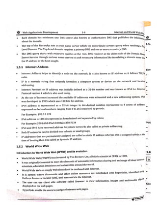 Web application development SY BSC IT mumbai university | PDF