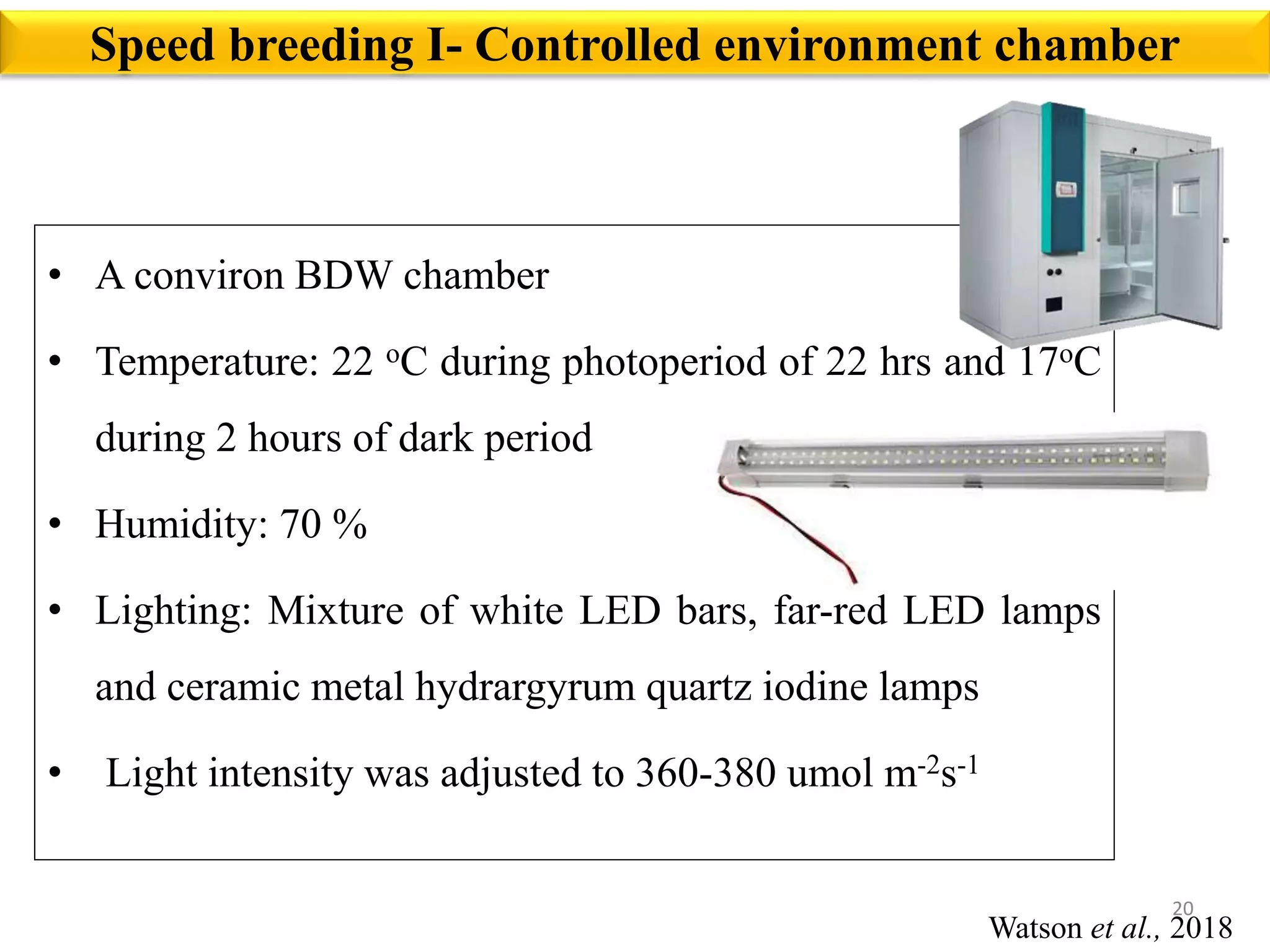 Speed Breeding for crop improvement | PPTX