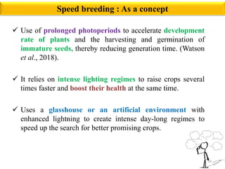Speed Breeding for crop improvement | PPTX