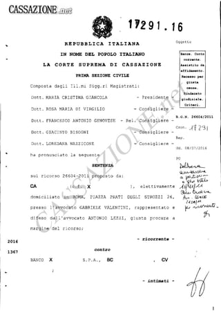 La riduzione di garanzia non legittima, sic et simpliciter, la revoca degli affidamenti | PDF