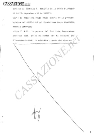 La riduzione di garanzia non legittima, sic et simpliciter, la revoca degli affidamenti | PDF