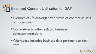 DocSet.ECM - Integrated Document Management for SAP and SharePoint | PPT