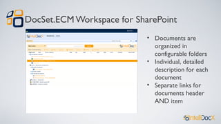 DocSet.ECM - Integrated Document Management for SAP and SharePoint | PPT