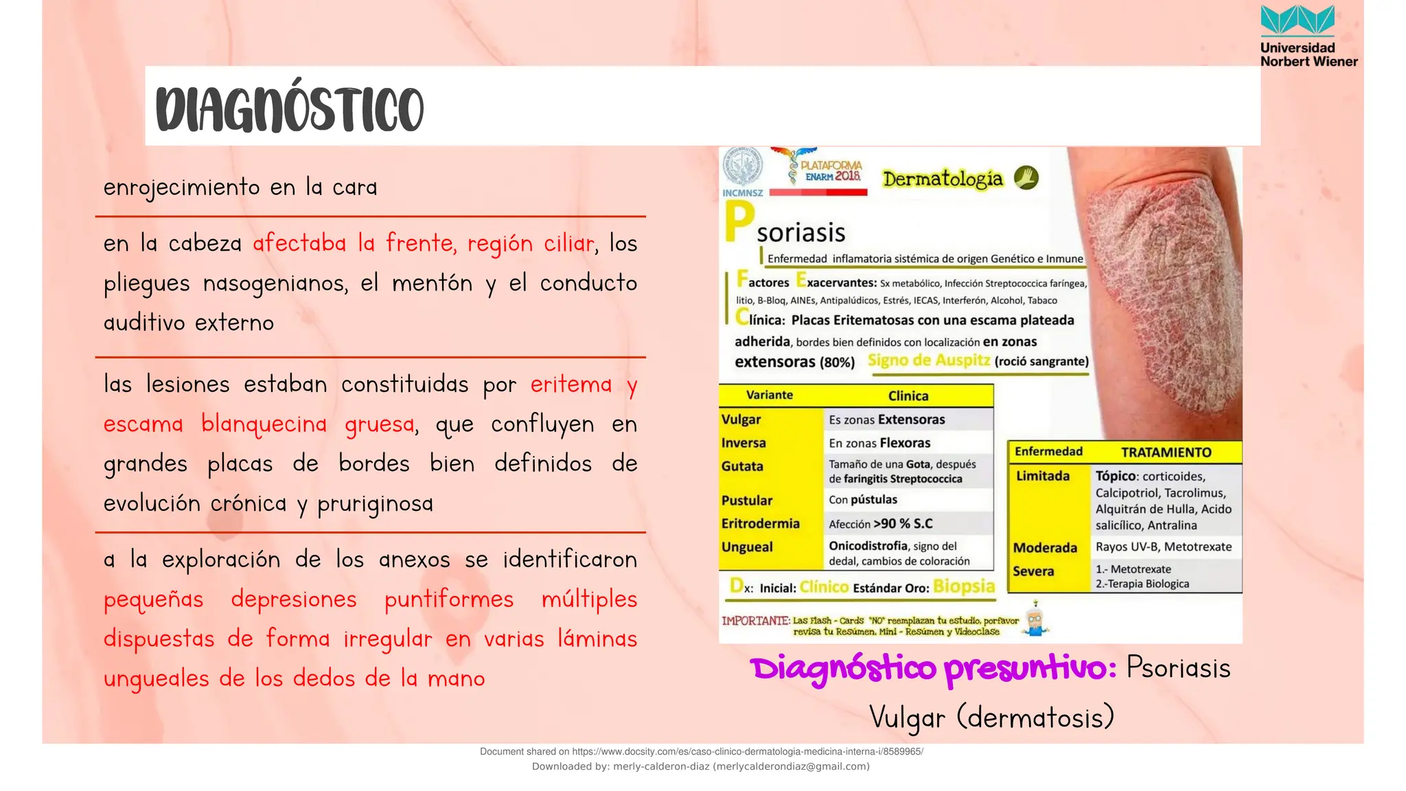 caso-clinico-dermatologia-medicina-interna-i.pdf | Skin and Dermatology ...
