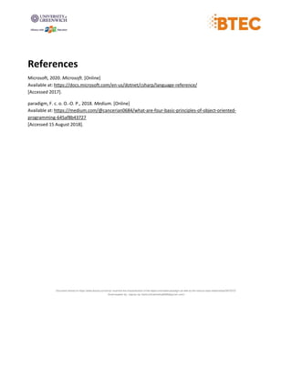 docsity-p1-examine-the-characteristics-of-the-object-orientated ...
