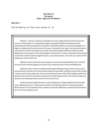 super exercise module english pt3 question with answer | DOCX