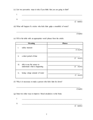 super exercise module english pt3 question with answer | DOCX