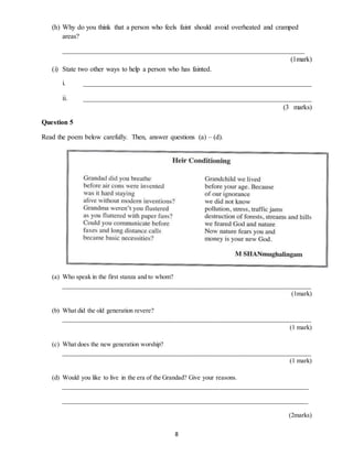 super exercise module english pt3 question with answer | DOCX