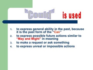 Modal verbs-may-might-could-to-express-possibility | PPT