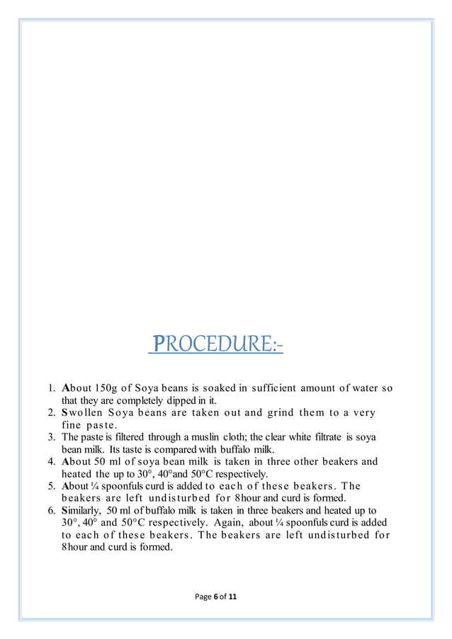 Docslide.net soyabean milk-project-class-12 | DOCX | Heart and ...