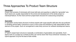 [Doc] Software Development Methodology and Team scale | PPT | Free Download