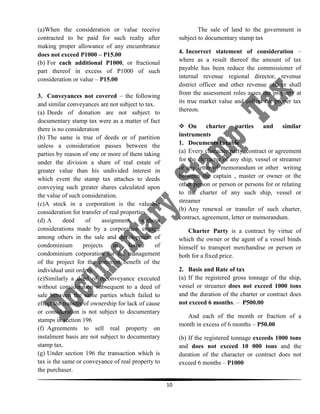 Documentary Stamp Taxes | DOCX