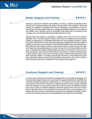 Buyers Lab 2009 Report - docSTAR3.9 | PDF