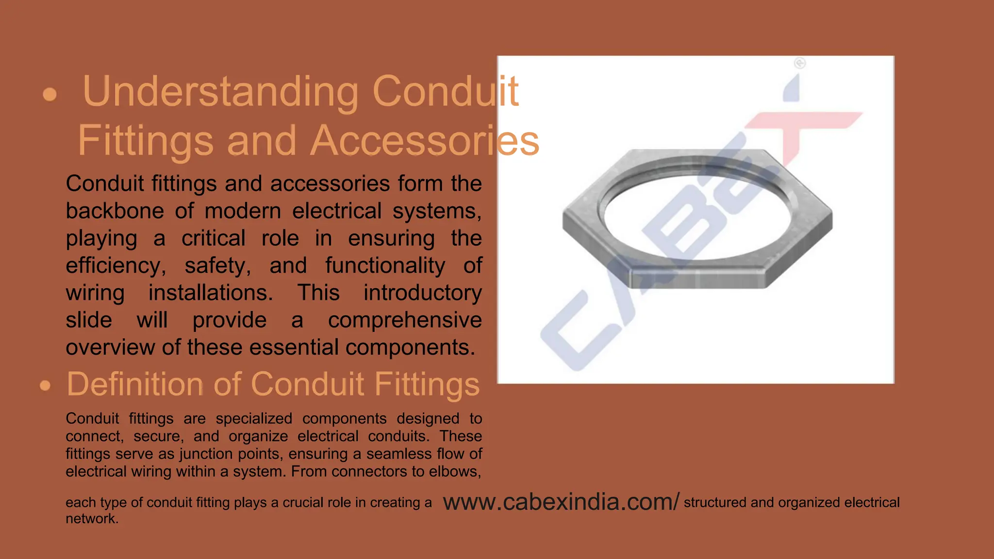 What is The Conduit Fittings and Accessories? | DOC