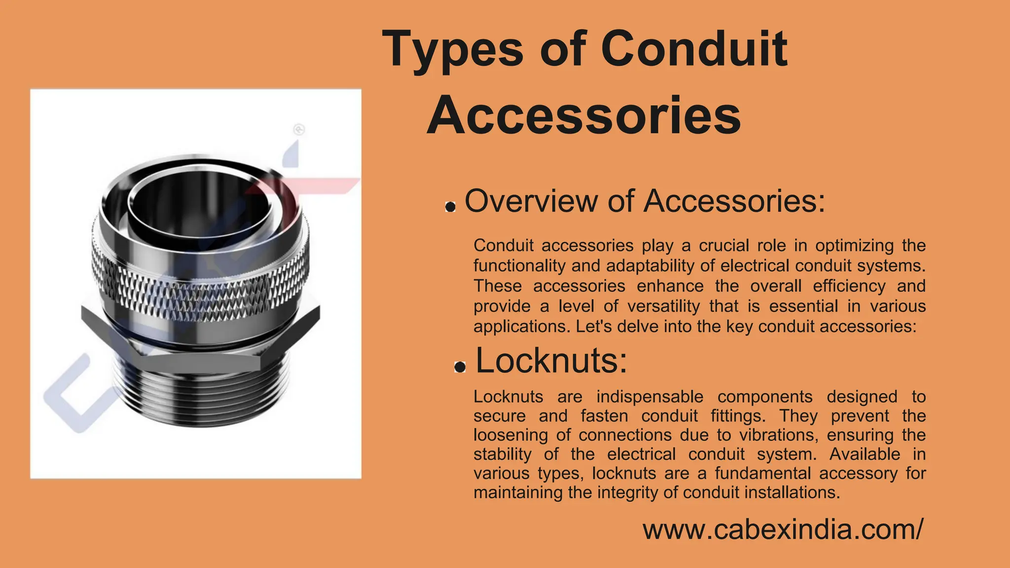 What is The Conduit Fittings and Accessories? | DOC