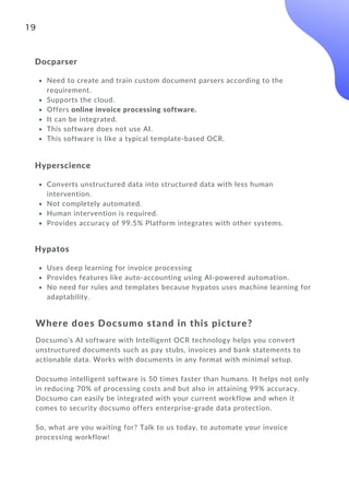 Docsumo Invoice Automation Guide | PDF | Free Download