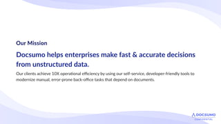 Docsumo pitch deck | PDF