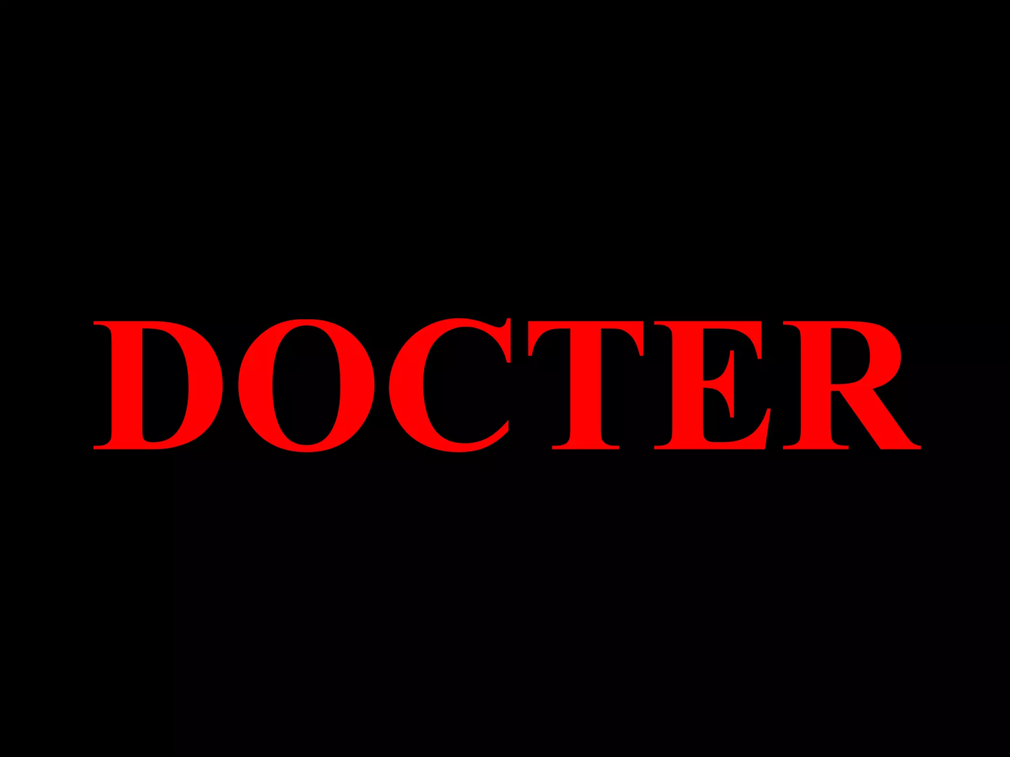 Docter | PPTX | Education