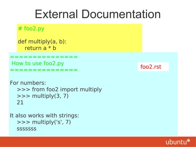 using python module: doctest | PPT using python module: doctest | PPT